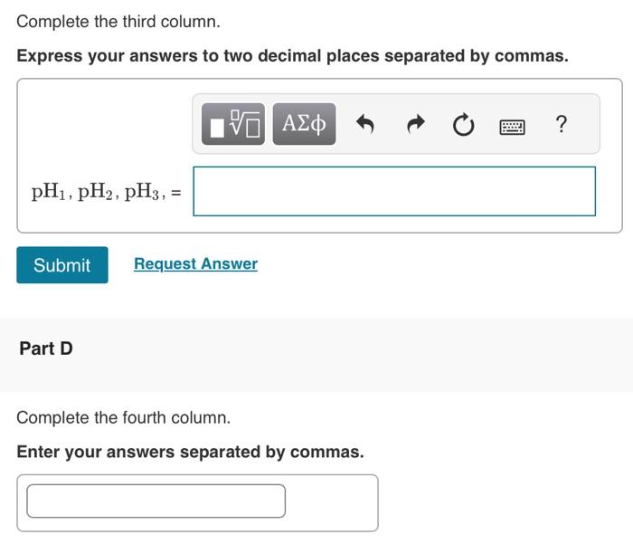 Comblete the followina table. (All solutions are at | Chegg.com