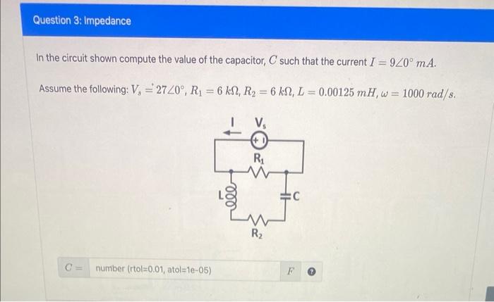 Solved In the circuit shown compute the value of the | Chegg.com