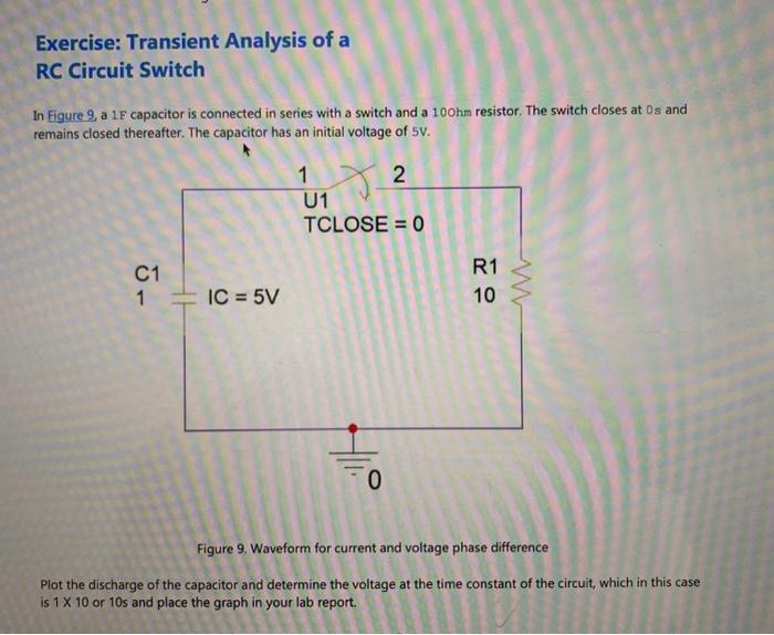 In Figure 9, a 1 F capacitor is connected in series | Chegg.com
