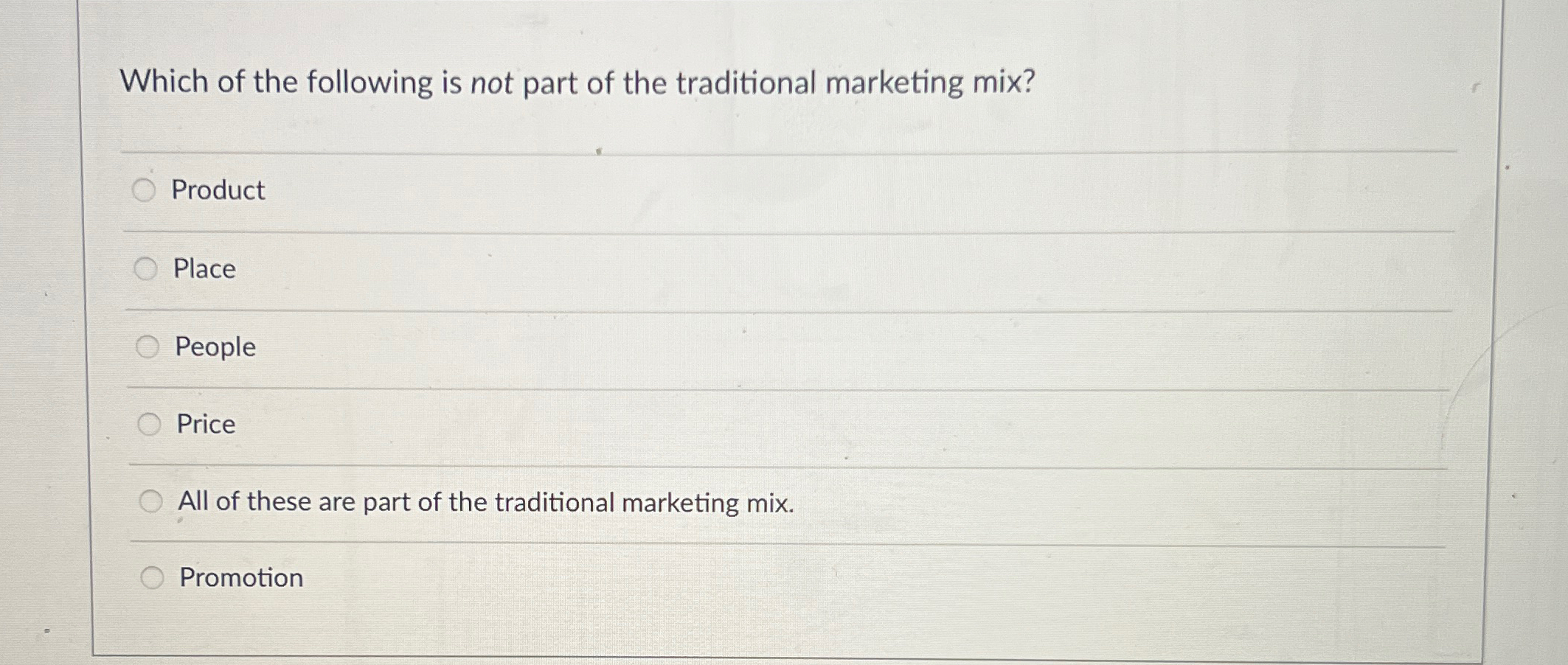 Solved Which of the following is not part of the traditional | Chegg.com