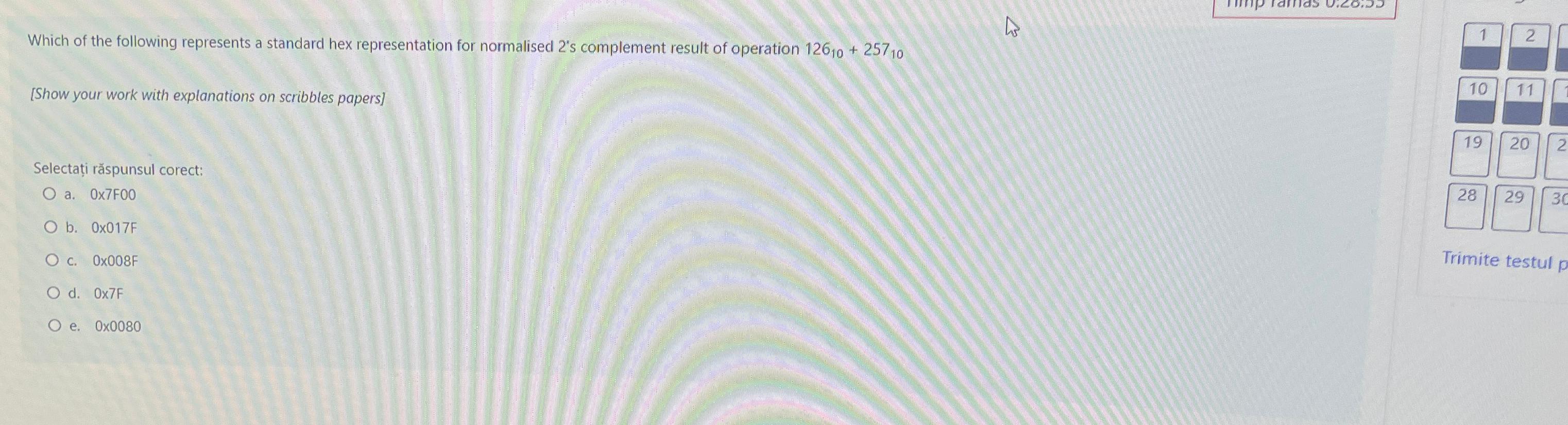 Solved Which of the following represents a standard hex | Chegg.com