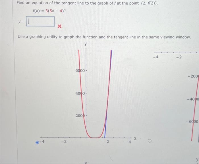 Solved Find an equation of the tangent line to the graph of | Chegg.com