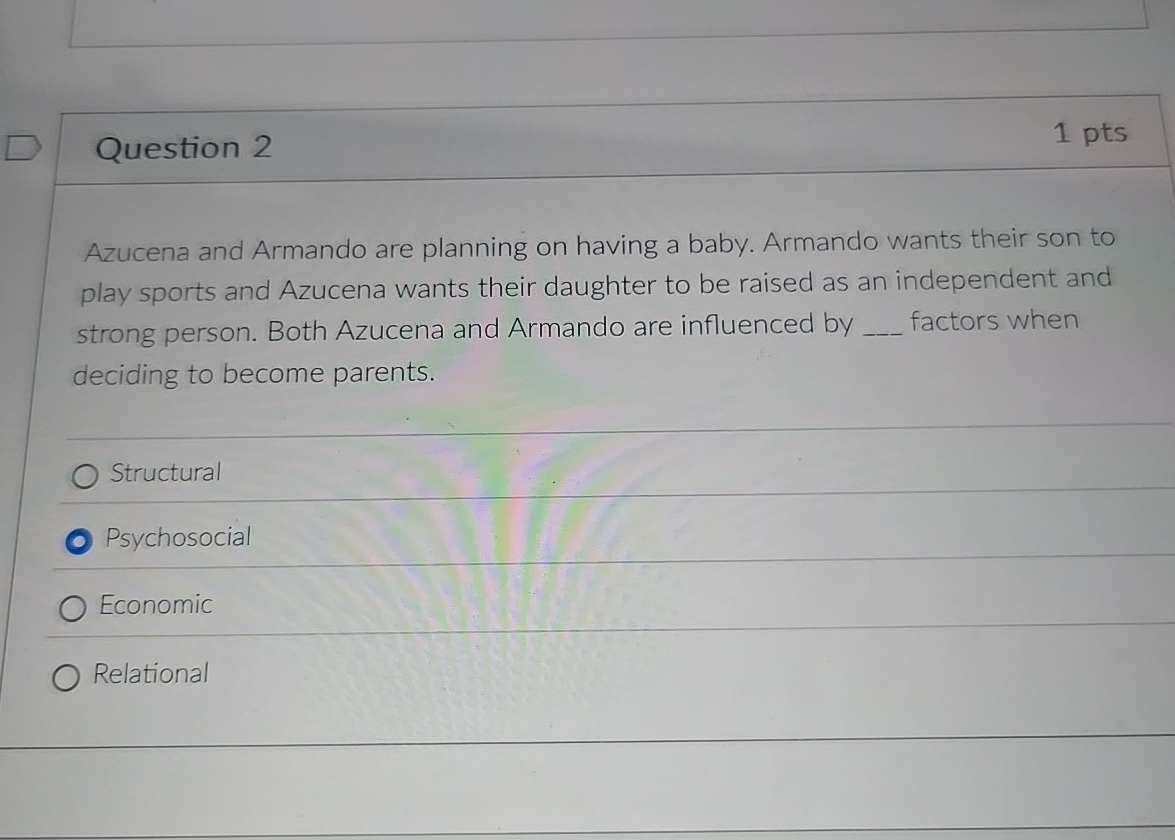 Solved In regards to parenthood and committed relationships, | Chegg.com
