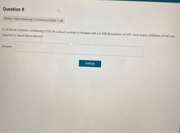 Solved Question 6 Status: Tries remaining: 3 | Points | Chegg.com