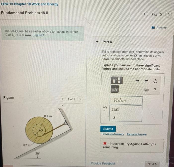 Solved KHW 13 Chapter 18 Work and Energy Fundamental Problem | Chegg.com Solved KHW 13 Chapter 18 Work and Energy Fundamental Problem | Chegg.com