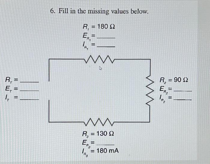 Solved 5. Calculate the missing values in the following | Chegg.com