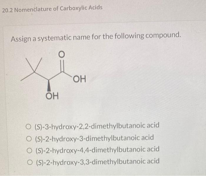 Solved What is the IUPAC name of the following compound? | Chegg.com