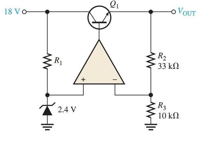 Solved Determine the output voltage for the regulator in the | Chegg.com