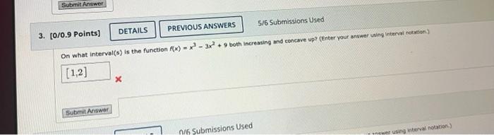 Solved Submit Answer DETAILS Submit Answer PREVIOUS ANSWERS | Chegg.com