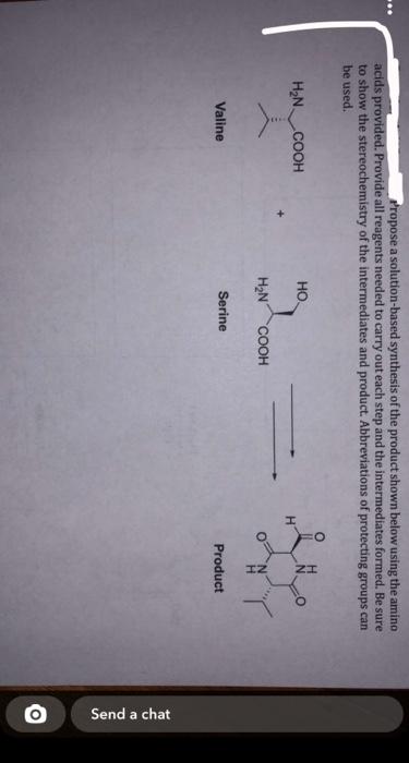 Solved Propose a solution-based synthesis of the product | Chegg.com
