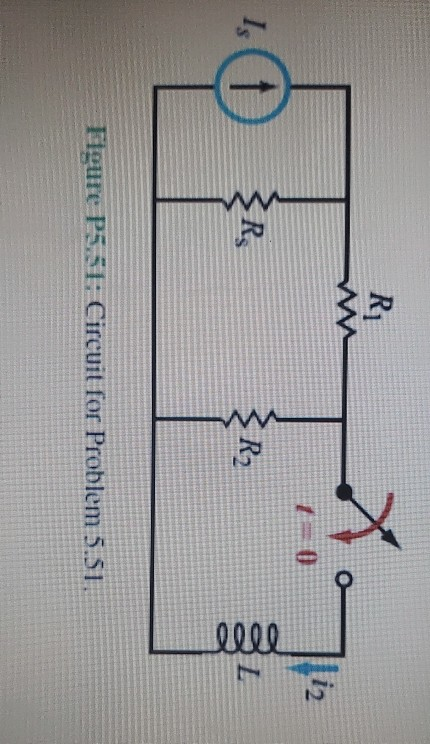 Solved Derive an expression for i2(t) in the circuit of Fig. | Chegg.com