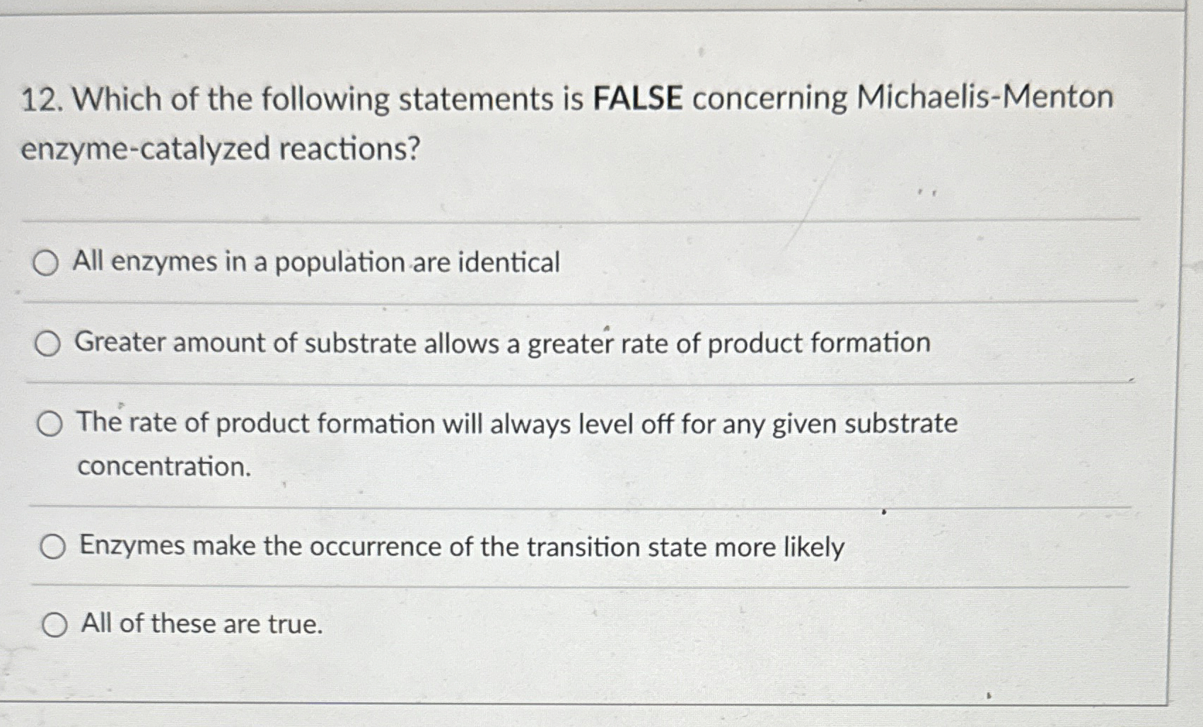 Solved Which of the following statements is FALSE concerning | Chegg.com