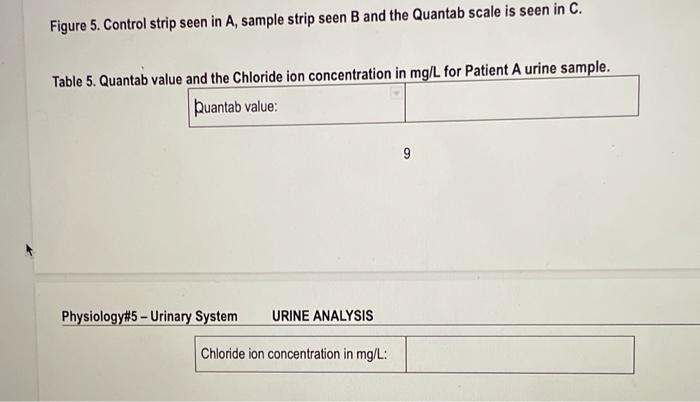 Solved whats the quantab value and the chloride ion | Chegg.com
