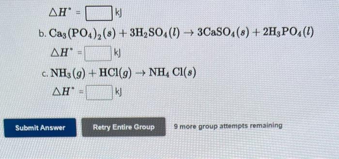 Solved Use the values of ΔHf∘ to calculate ΔH∘ for the | Chegg.com