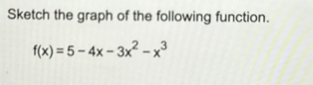 Solved Sketch the graph of the following | Chegg.com