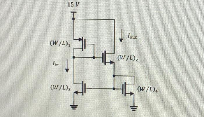 Solved Problem 1: The transistors in the following circuit | Chegg.com