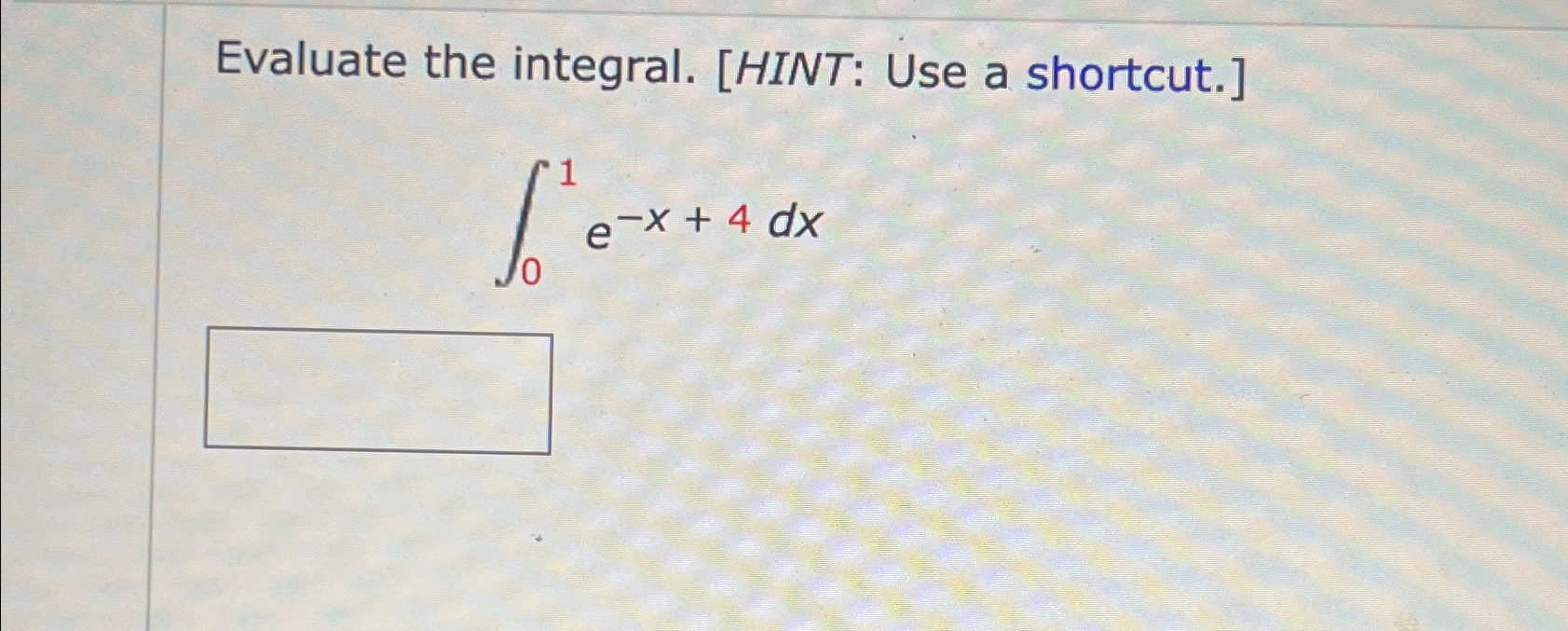 Solved Evaluate the integral. [HINT: Use a | Chegg.com
