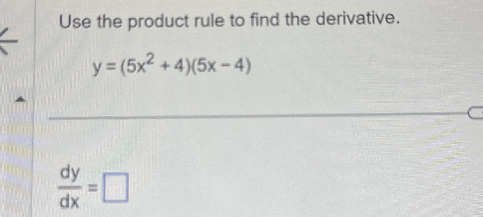 Solved Use the product rule to find the | Chegg.com