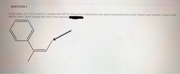 Solved QUESTION 1 Using tables 22.3, 224, and 22.5, predict | Chegg.com