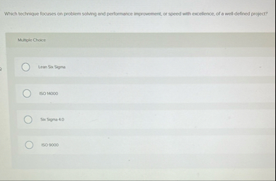 Solved Which tectinique focuses on problem solving and | Chegg.com