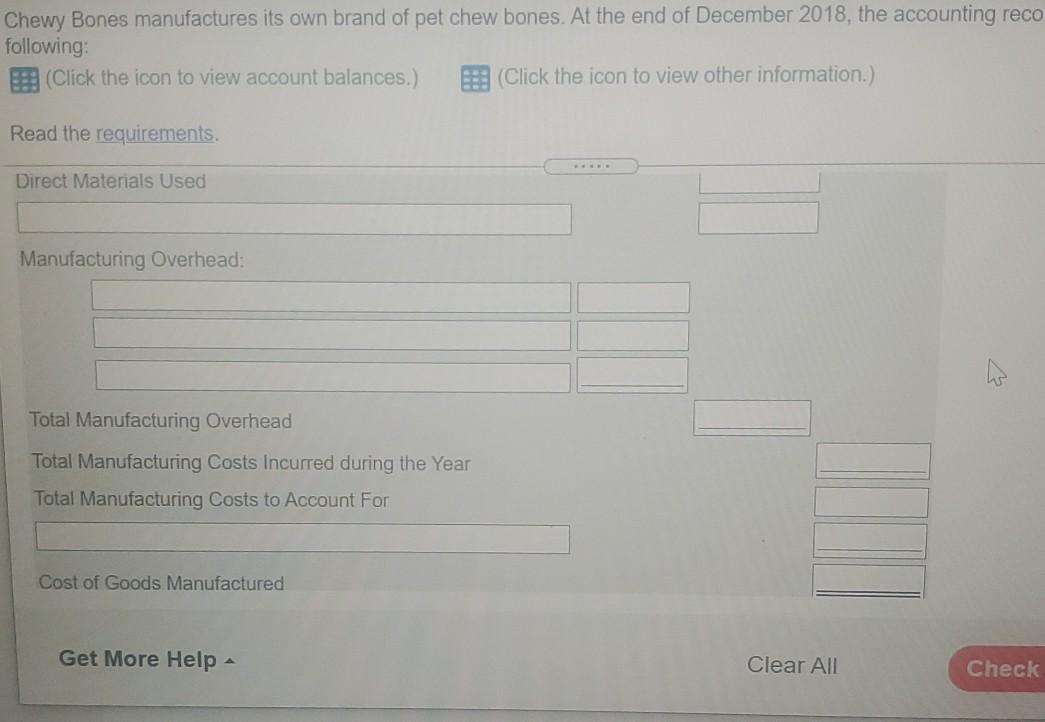 Solved Part 1 of 4 Points: 0 of 6 Chewy Bones manufactures | Chegg.com