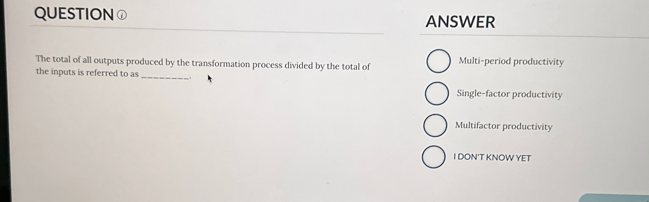 Solved QUESTION (i)The total of all outputs produced by the | Chegg.com