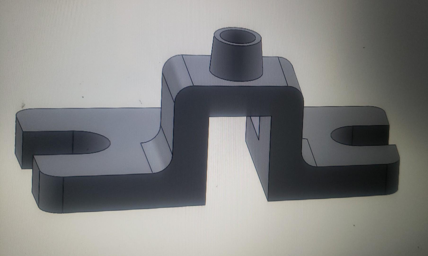 Solved Pls, I need with this drawing using solidworks. I | Chegg.com