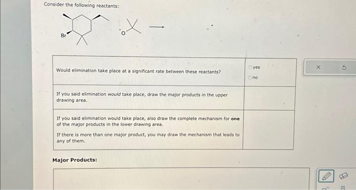 Solved Consider the following reactants: Major Products: | Chegg.com Solved Consider the following reactants: Major Products: | Chegg.com