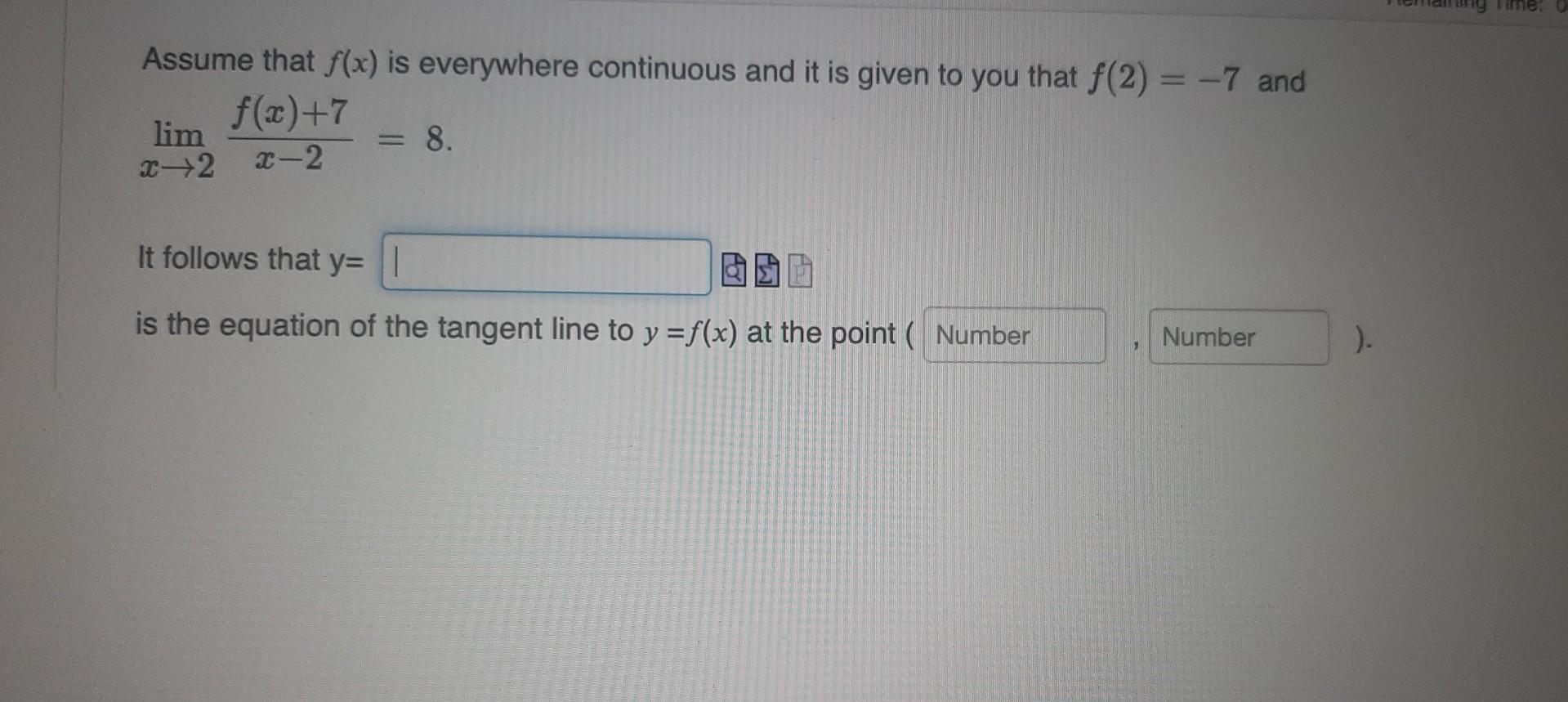 Solved Assume that f(x) is everywhere continuous and it is | Chegg.com