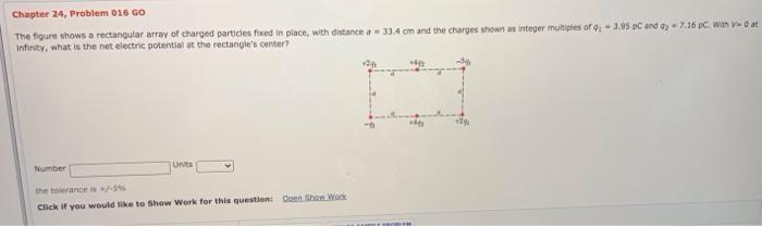Solved Chapter 24, Problem 016 GO The figure shows a | Chegg.com