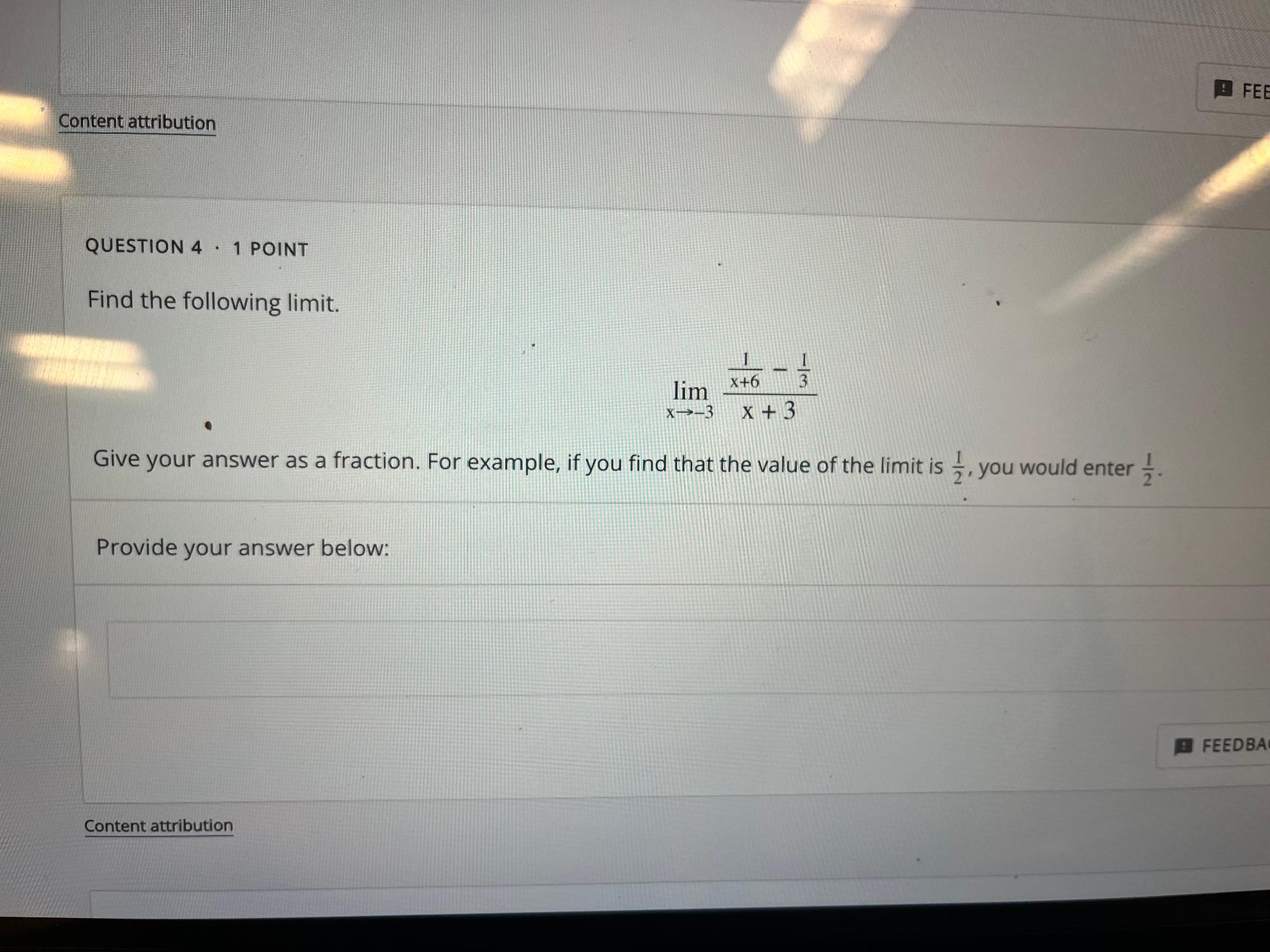Solved Content attributionQUESTION 4*1 ﻿POINTFind the | Chegg.com