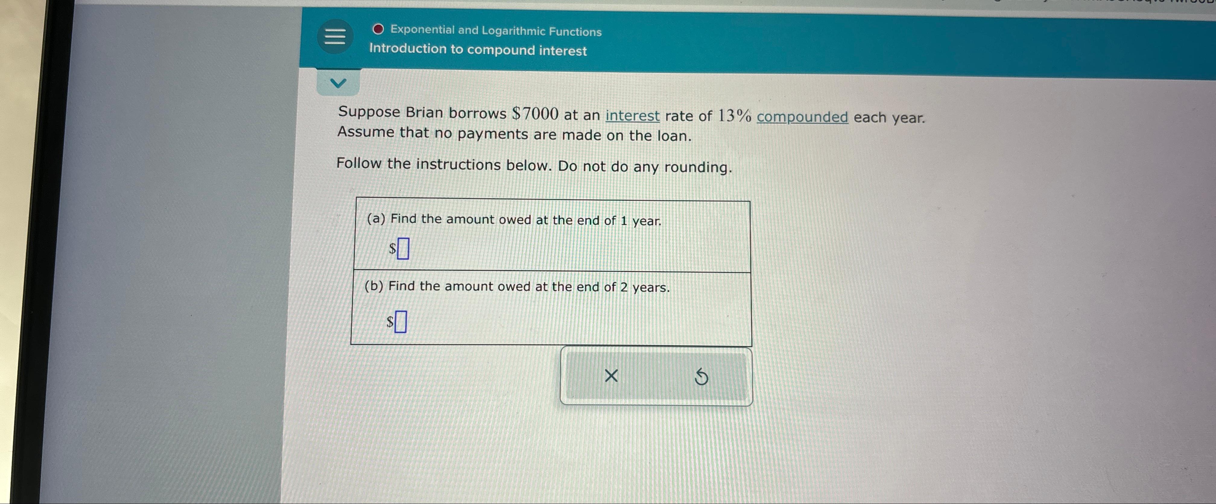 Solved Exponential and Logarithmic FunctionsIntroduction to | Chegg.com