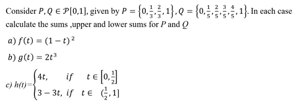 Solved Consider P,QinP[0,1], ﻿given by | Chegg.com