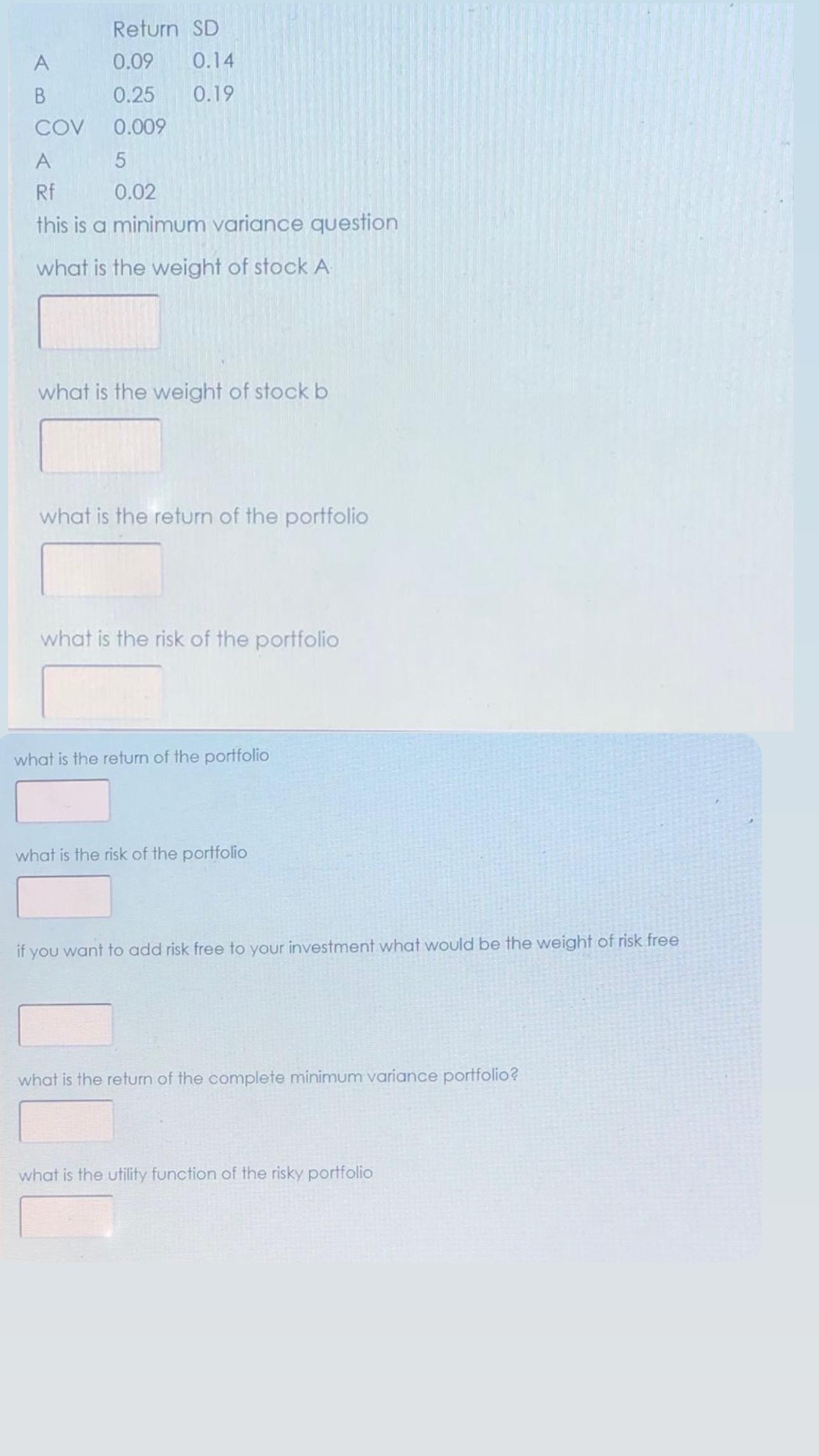 Solved \table[[,Return | Chegg.com