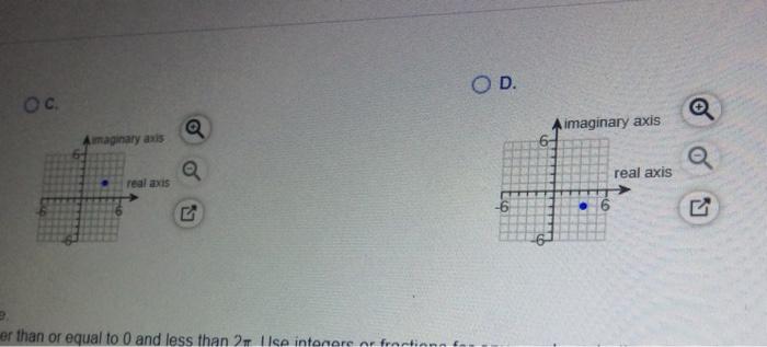 Solved Plot the complex number on the complex plane and | Chegg.com