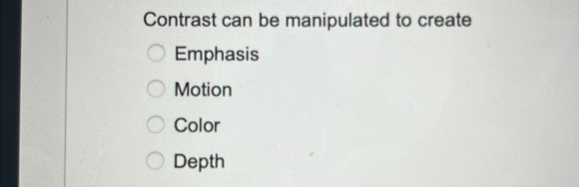 Solved Contrast can be manipulated to | Chegg.com