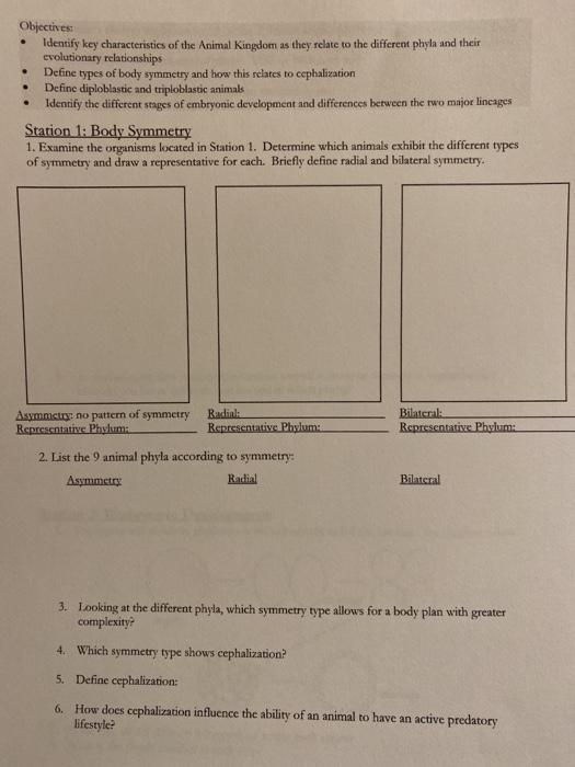 Solved . Objectives • Identify key characteristics of the | Chegg.com