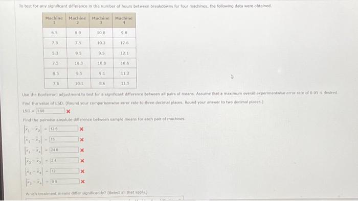 Solved To test for any significant difference in the number | Chegg.com