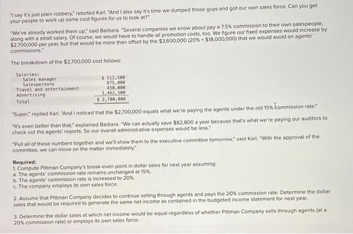 Solved Case 5-32 (Algo) Cost Structure; Break-Even and | Chegg.com