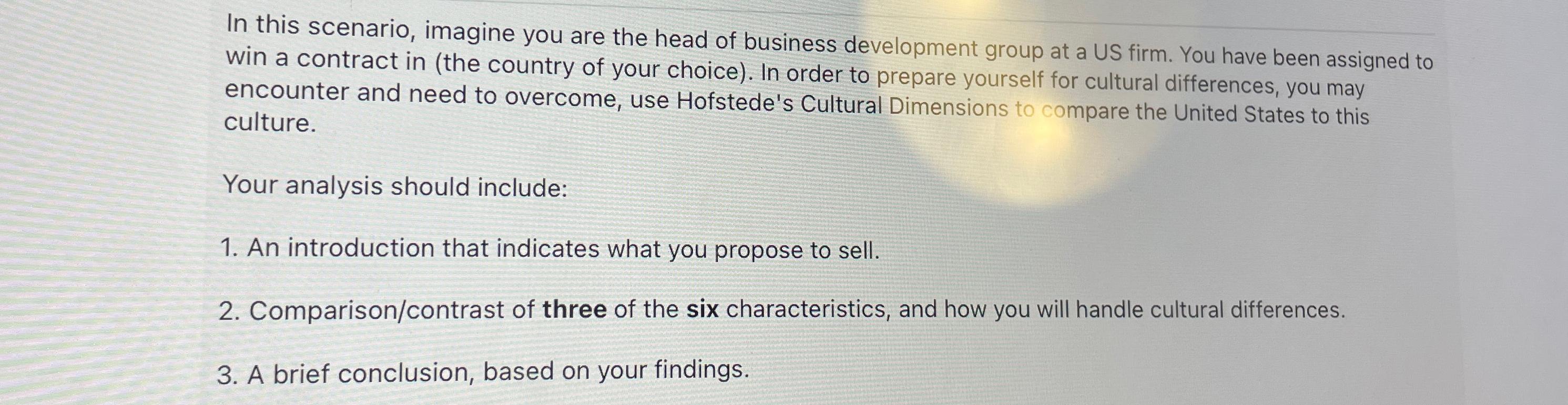Solved In this scenario, imagine you are the head of | Chegg.com