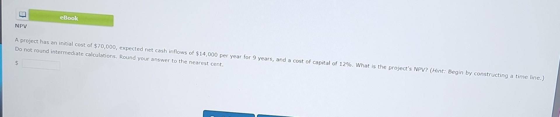 Solved Do not round intermediate calculations. Round your | Chegg.com