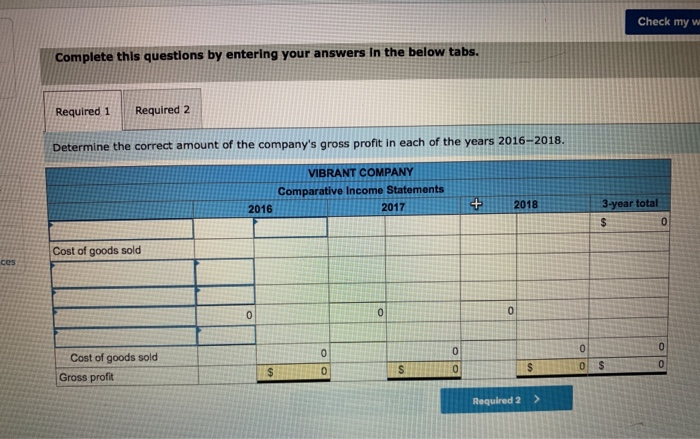 Solved Exercise 5-12 Analysis of inventory errors LO A2 | Chegg.com