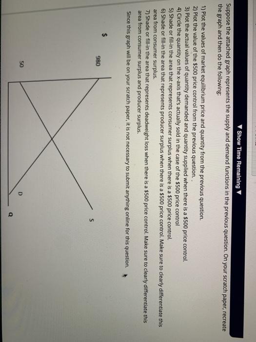 Solved Show Time Remaining Suppose the attached graph | Chegg.com