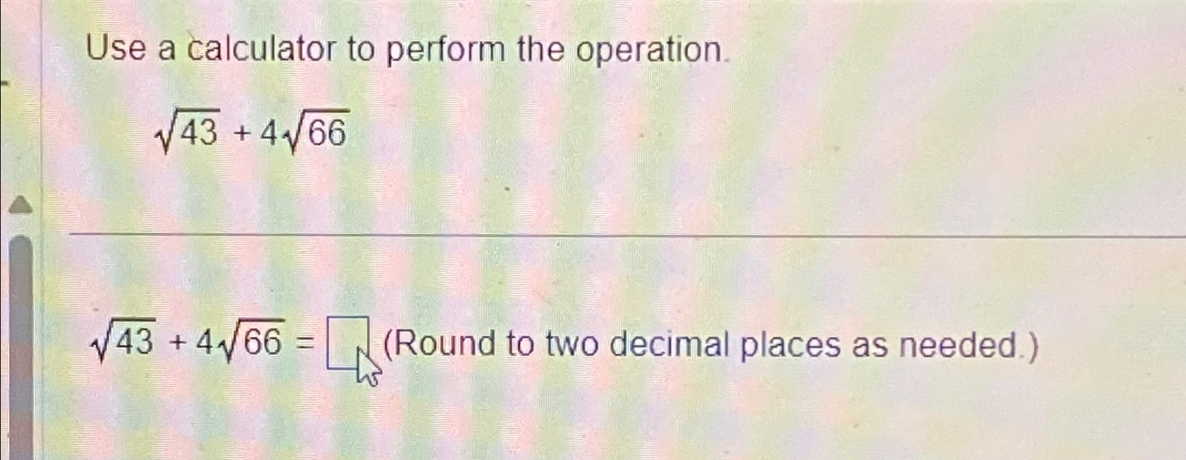 Solved Use a calculator to perform the | Chegg.com