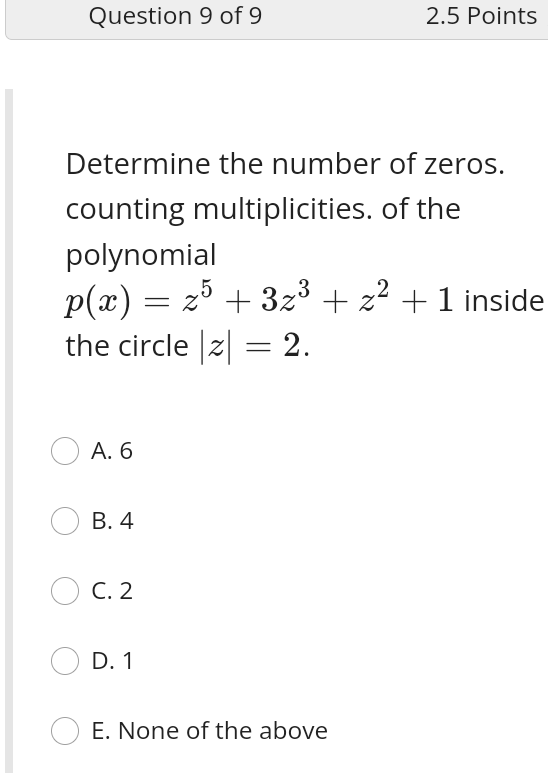 Solved Determine The Number Of Zeros Counting