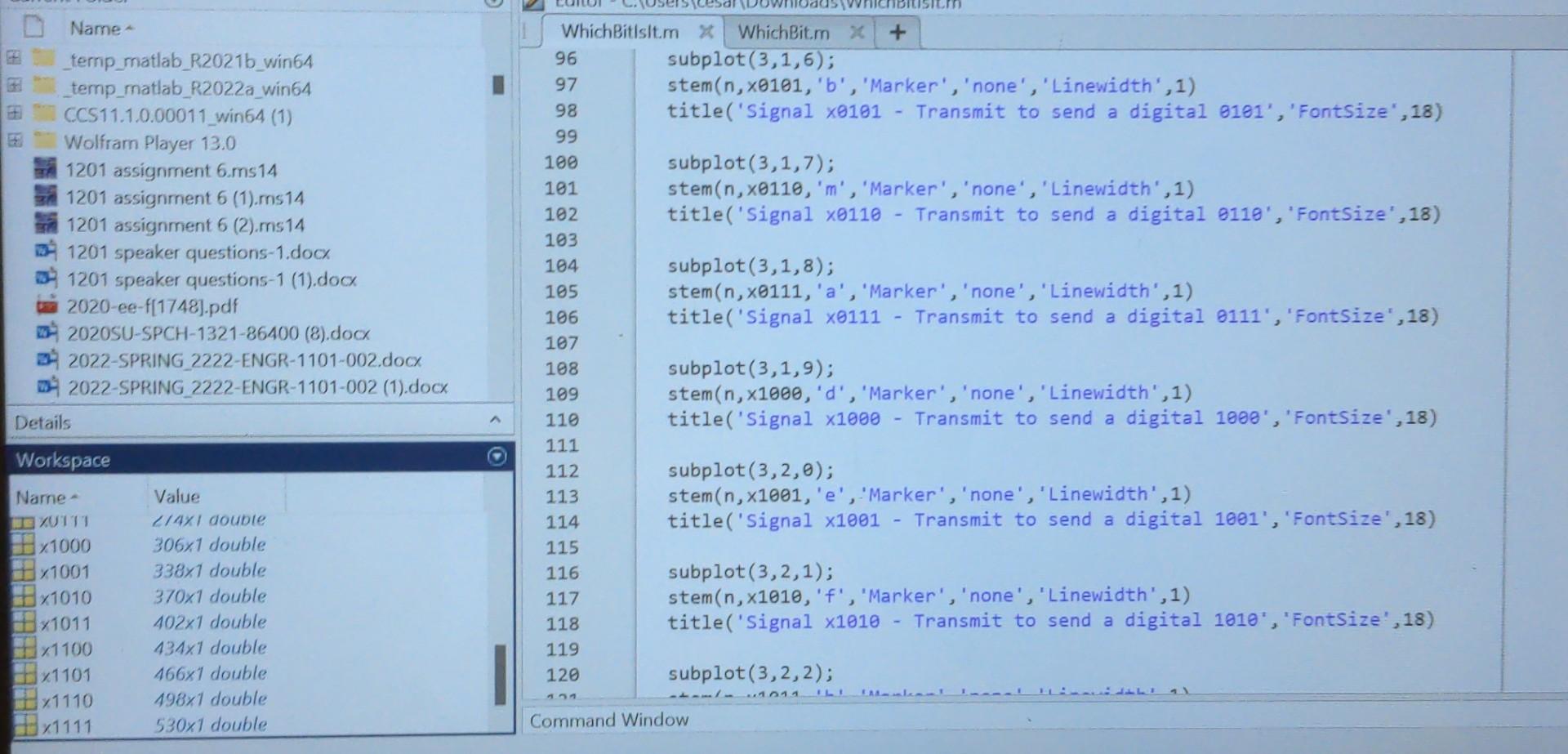 Solved good 707070 C: Users cesar Downloads Current Folder | Chegg.com
