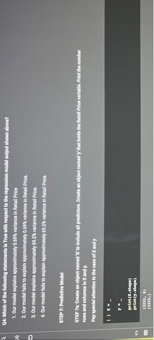 Solved Q1: Linear regression model is used when the outcome | Chegg.com