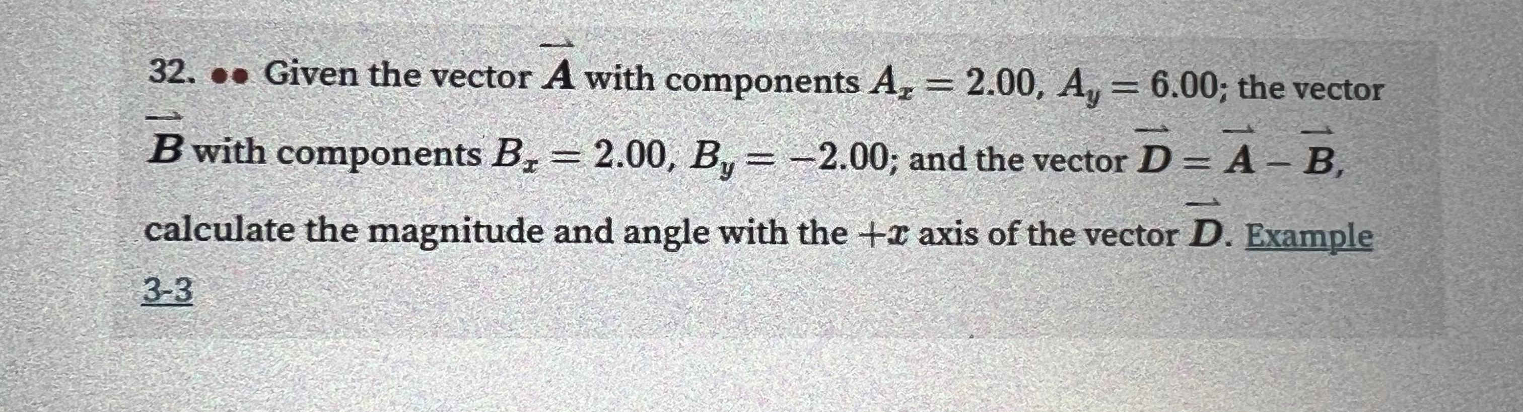 Solved . ﻿Given the vector vec(A) ﻿with components | Chegg.com