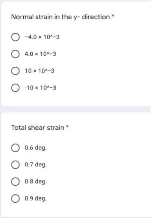 Solved An initially rectangular element of a material is | Chegg.com