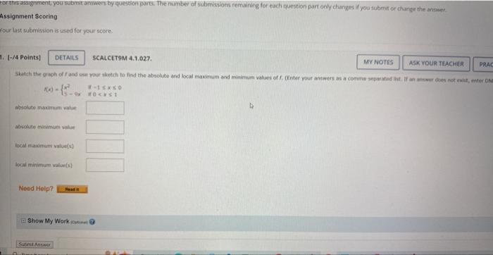 Solved Assignment Submission Assigniment Scoting 1. [-i4 | Chegg.com
